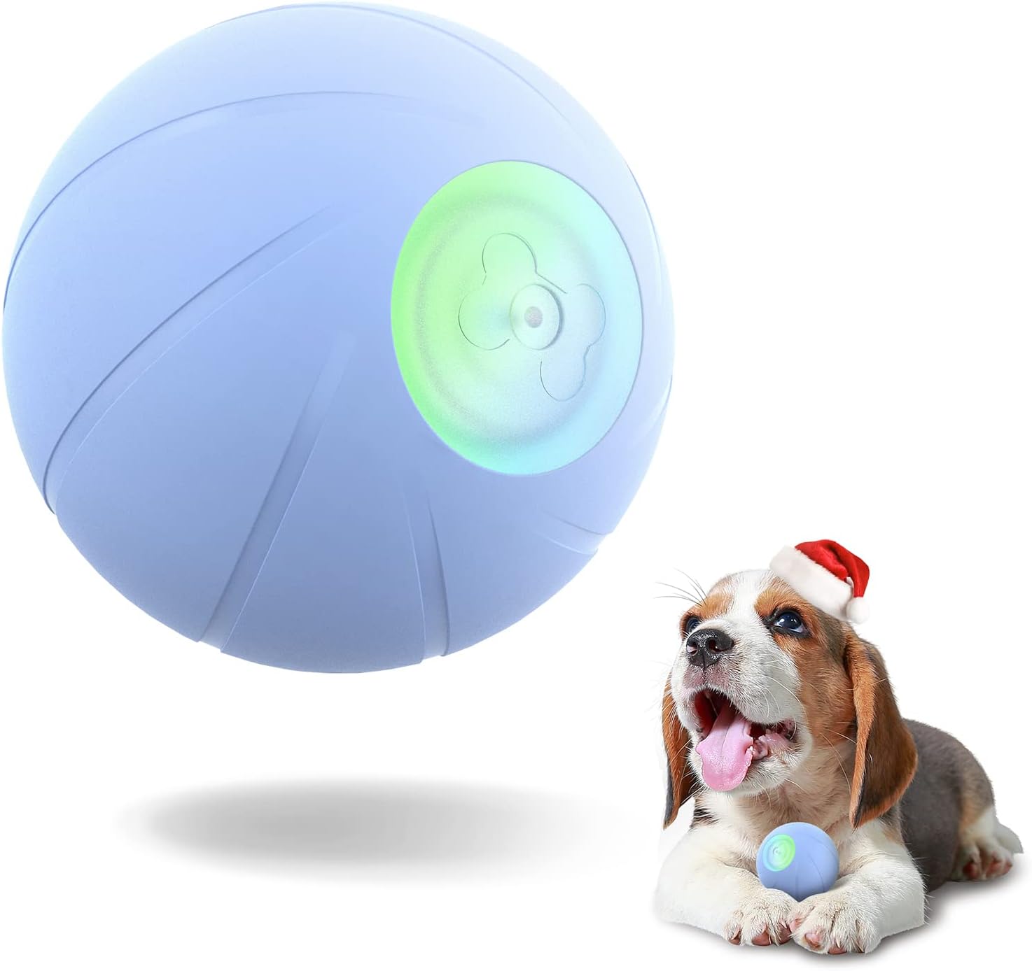 Smart Interactive Pet Ball With LED Lights – HolyPetz™